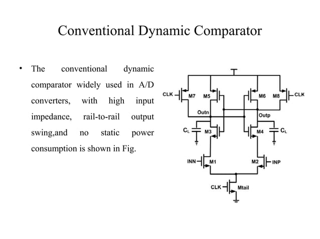 Analysis And Design Of A Low Voltage And Low Power Double Tail Comparator Ppt