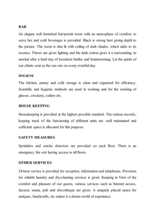 Analysis and design of five star hotel | DOCX