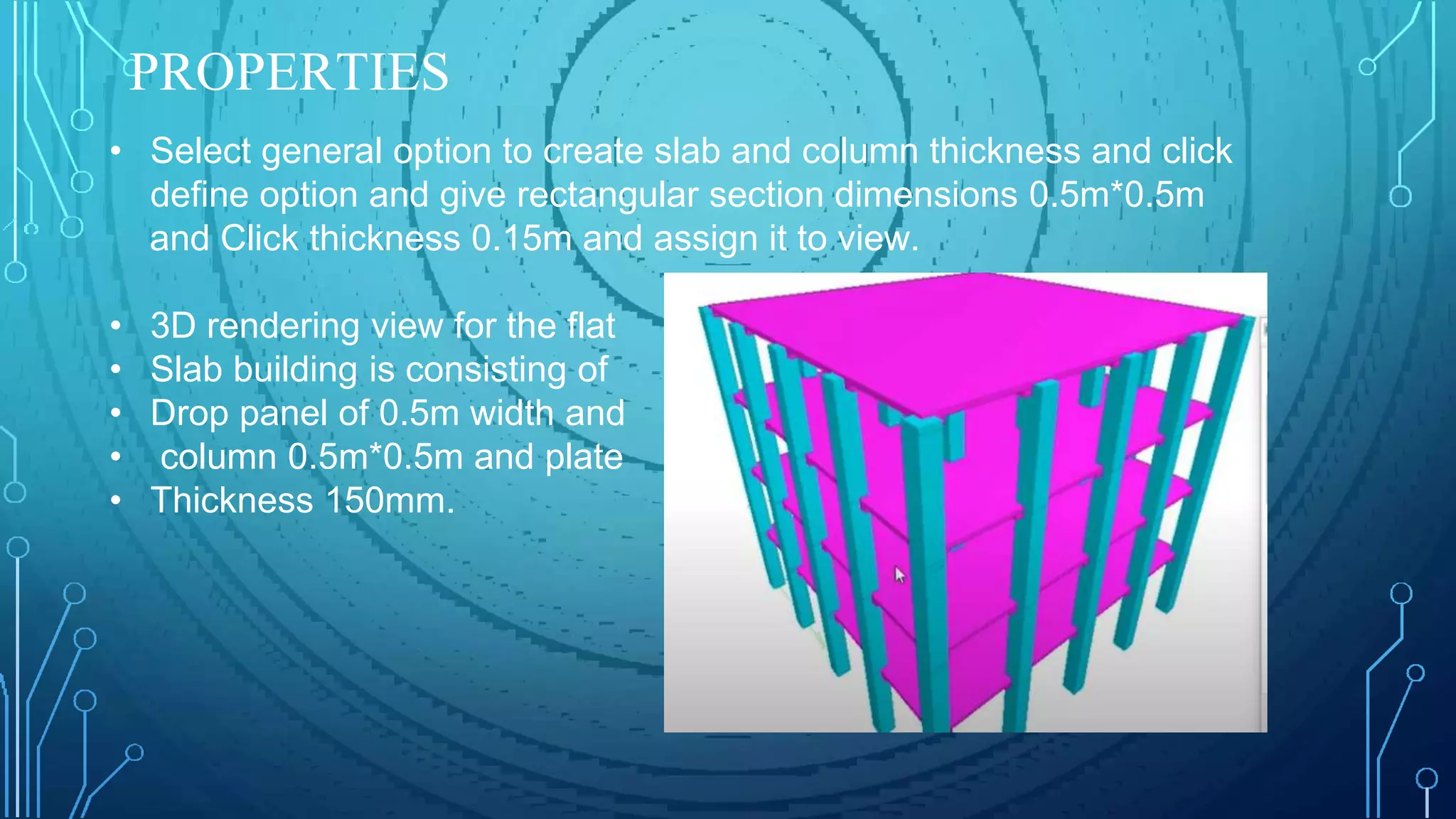 Analysis and Design of G+3 building with flat slab using STAAD PRO V8i ...