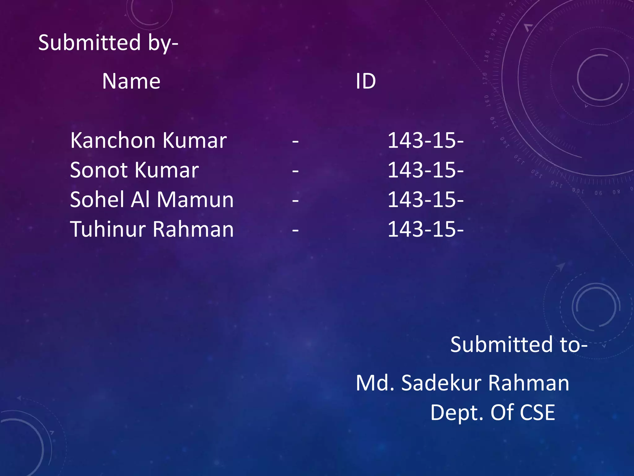 Analysis and design of information system | PPT