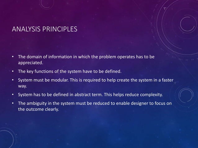 Analysis and design of information system | PPT
