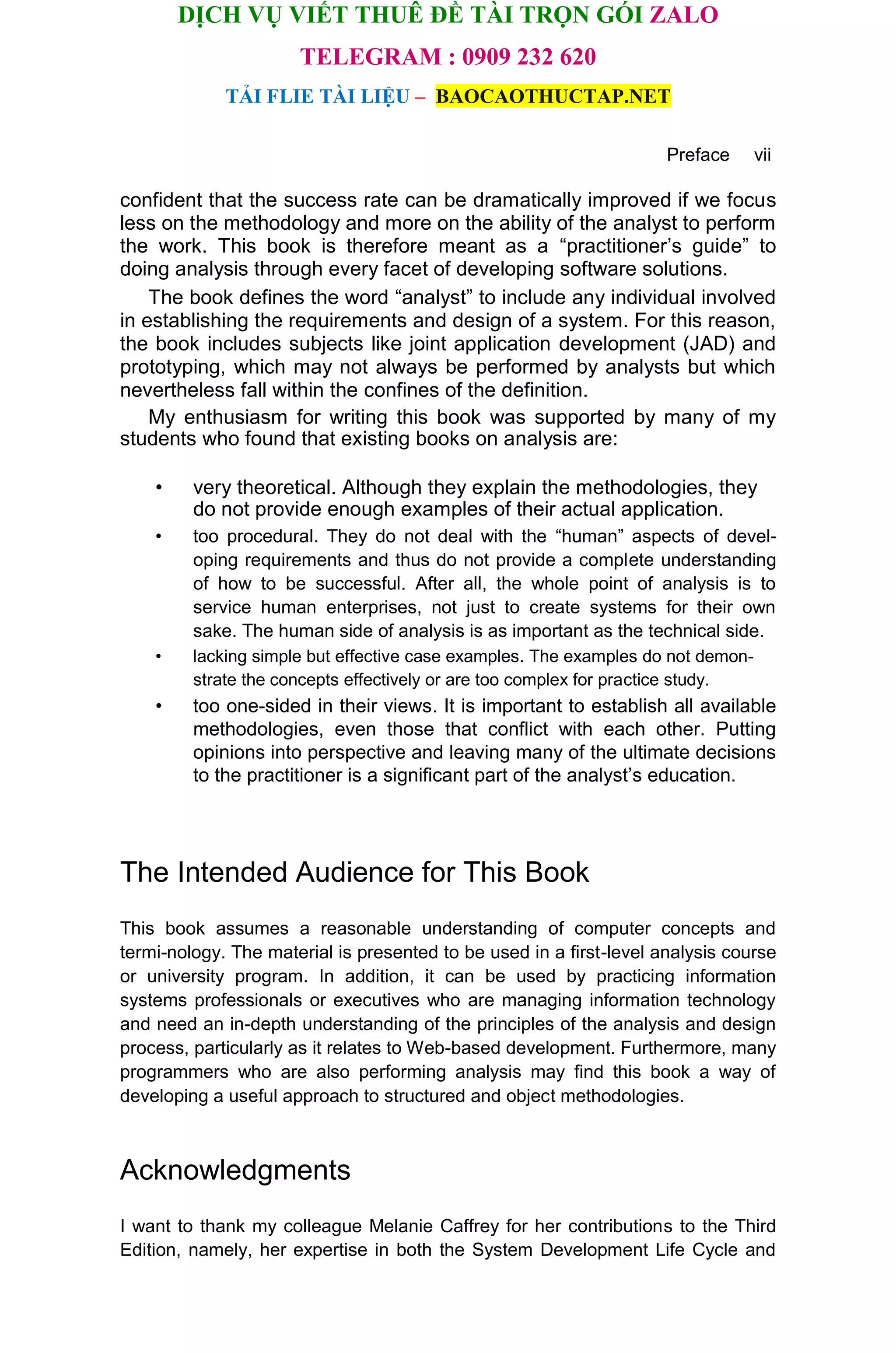 Analysis and Design of Information Systems | DOC