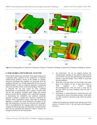 Analysis and design of mold for plastic side release buckle using ...