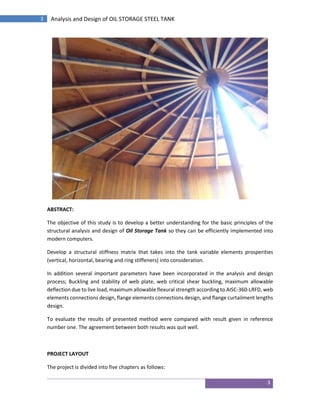 Analysis and Design of OIL STEEL STORAGE TANK_2023.docx