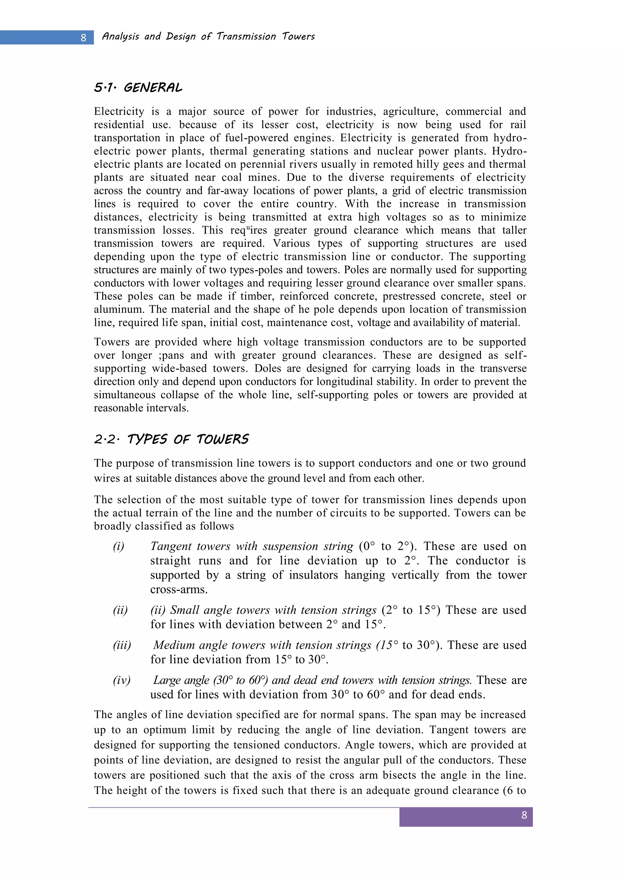Analysis and Design of Power Transmission Lines Steel Towers.docx