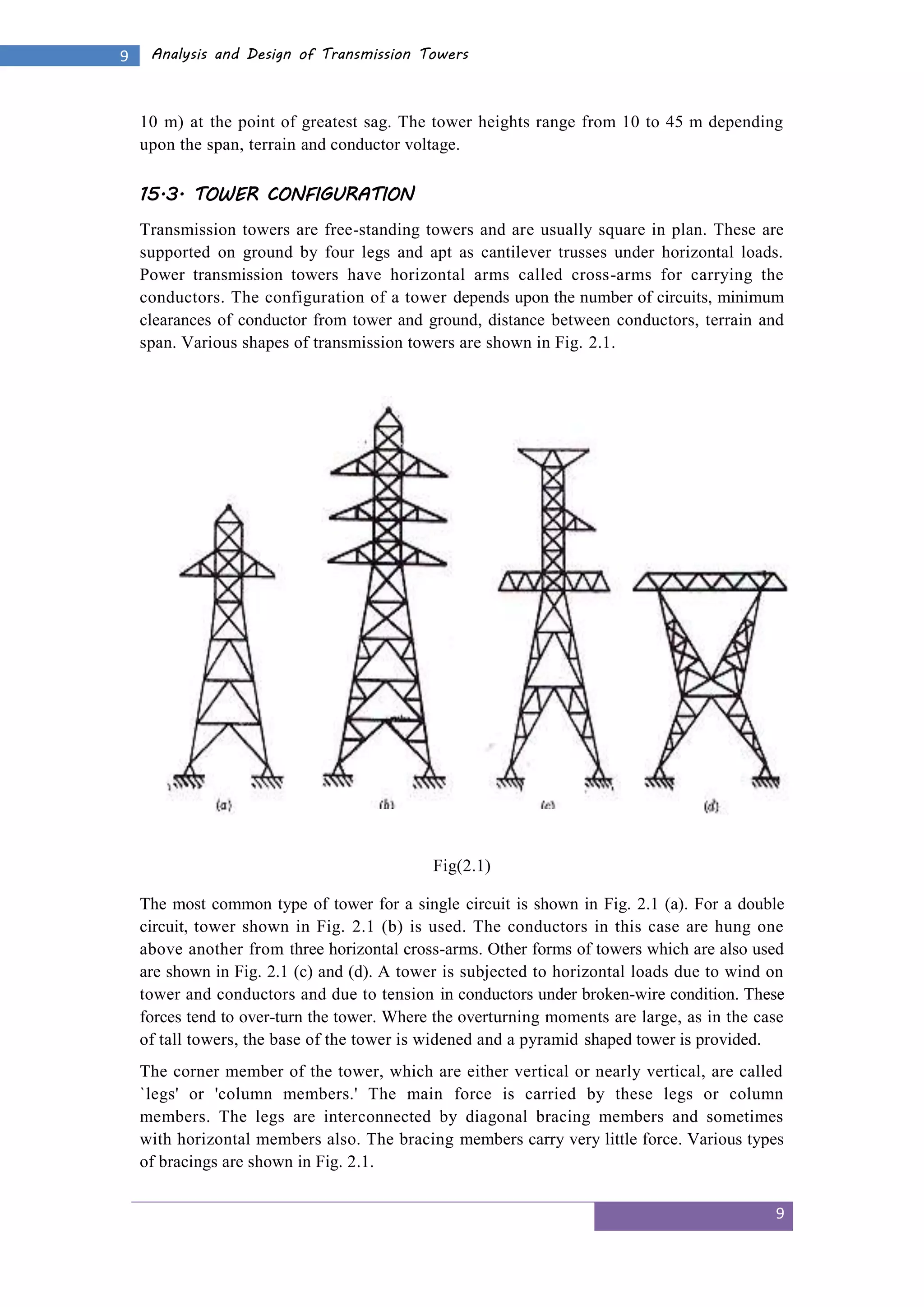Analysis and Design of Power Transmission Lines Steel Towers.docx
