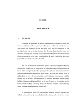 Analysis and design of shear wall transfer beam structure | PDF