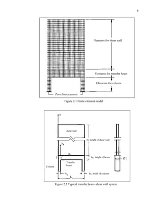 Analysis and design of shear wall transfer beam structure | PDF