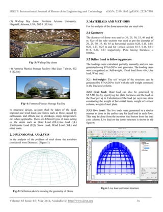 Analysis and design of steel dome using software | PDF