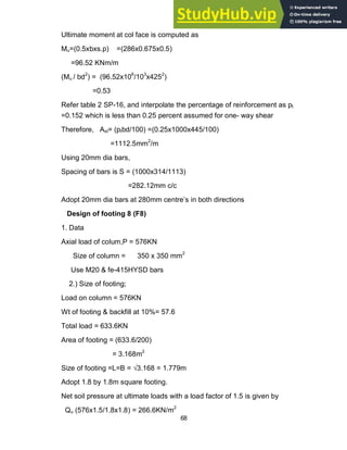 ANALYSIS AND DESIGN OF THREE STOREY FRAMED BUILDING | PDF