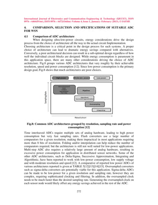 Analysis and design of ultra low power adc for wireless sensor networks 2 | PDF