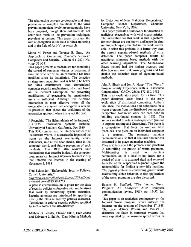 Analysis And Detection Of Computer Viruses And Worms Pdf Antivirus Software Computer