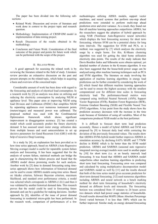 Advance Data Mining - Analysis and forecasting of power factor for optimum electric consumption ...