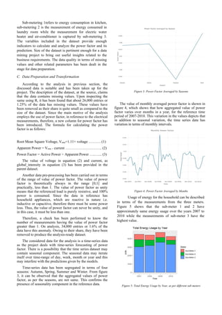 Advance Data Mining - Analysis and forecasting of power factor for optimum electric consumption ...
