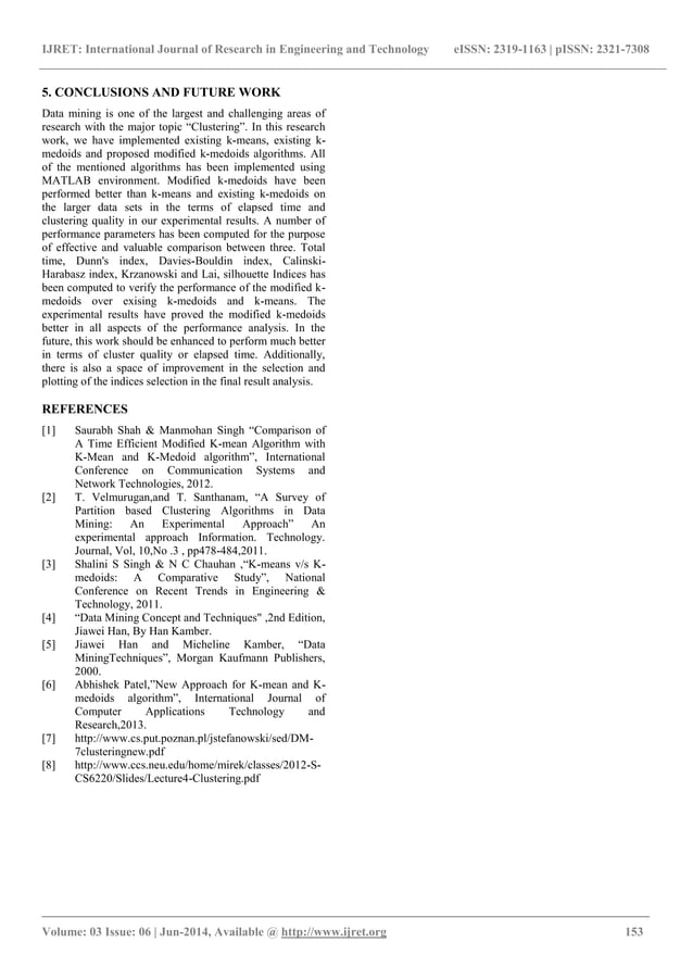 Analysis and implementation of modified k medoids | PDF | Technology Industry | Industries