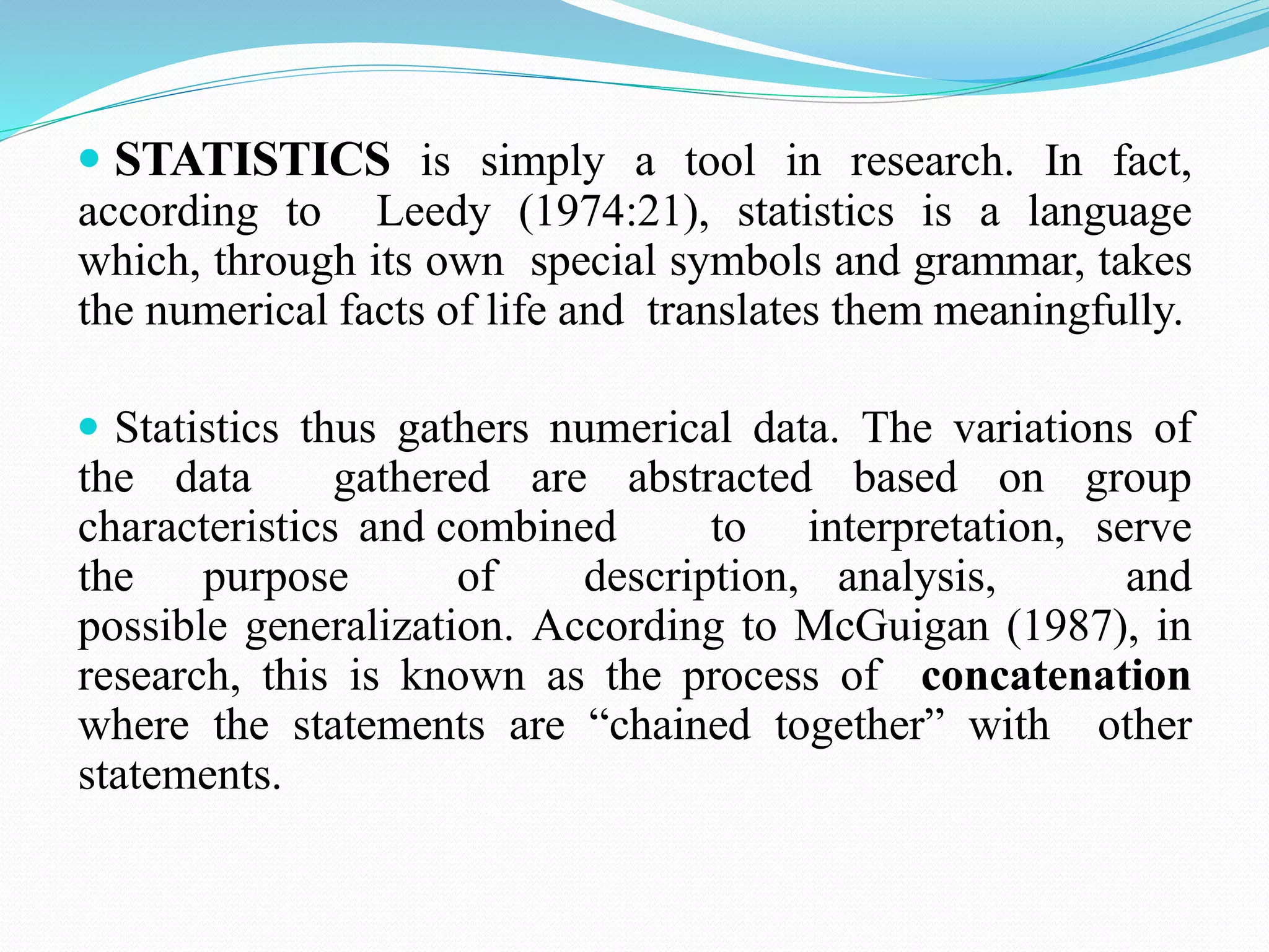 Analysis and Interpretation of Data | PPTX