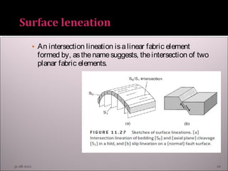 Analysis and interpretation of foliation and lineation | PPT
