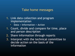 Analysis and interpretation of surveillance data | PPT