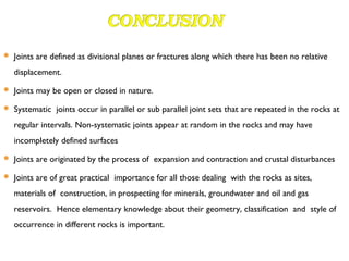 Analysis and interpretation of joint system | PPT