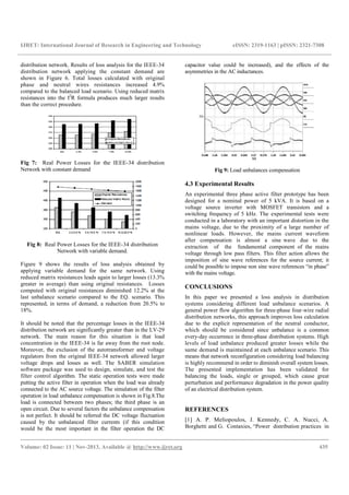 Analysis and mitigation of unbalance due to load in | PDF