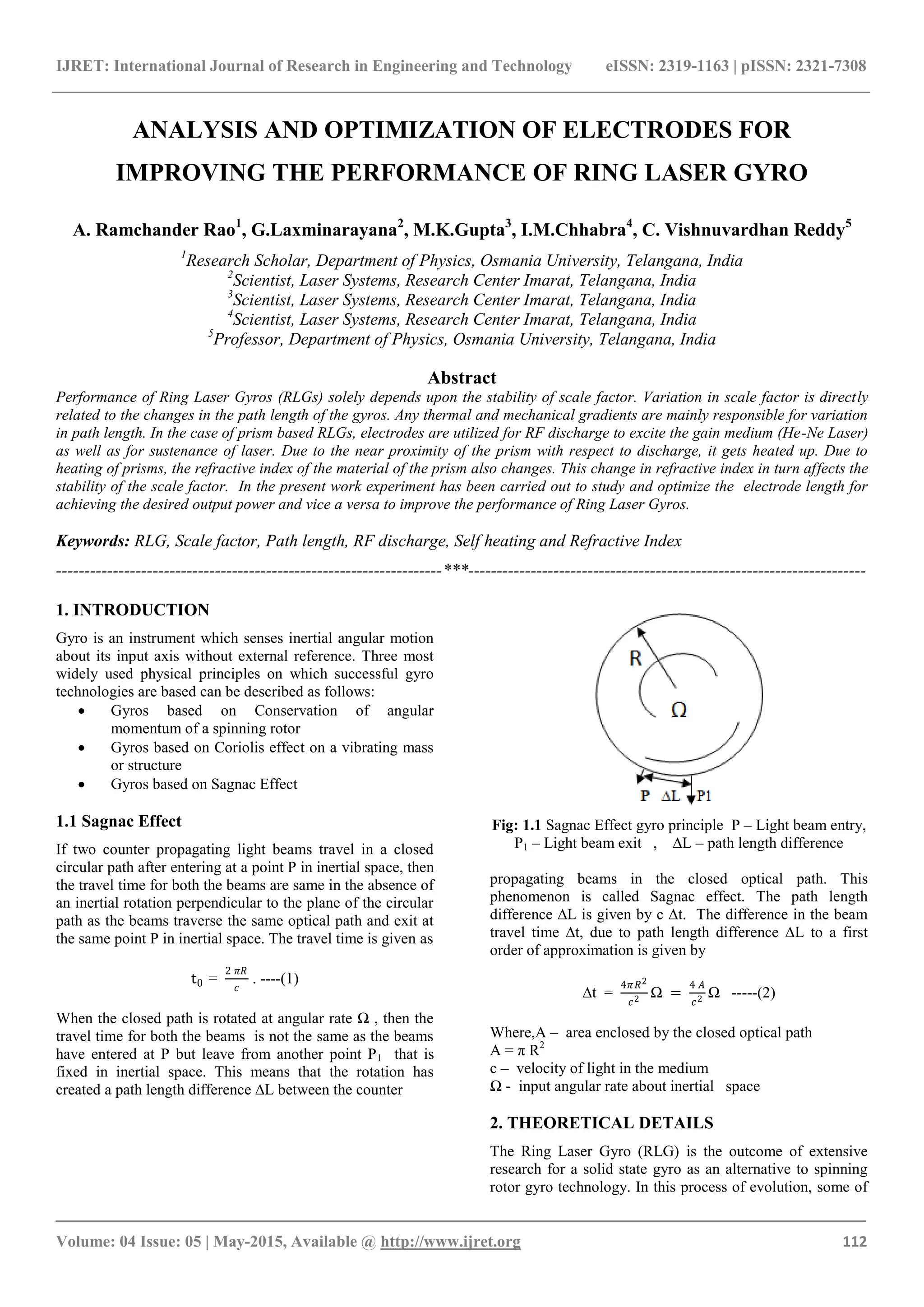 Analysis and optimization of electrodes for improving the performance ...