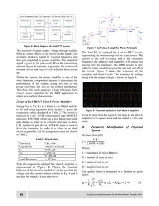 Analysis and optimization of wireless power transfer link | PDF