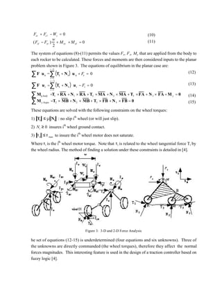Analysis and simulation of a rocker bogie exploration rover | PDF