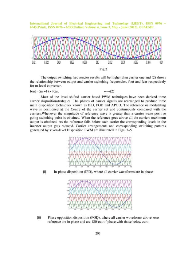 Analysis and simulation of multilevel inverter using multi carrier based pwm | PDF
