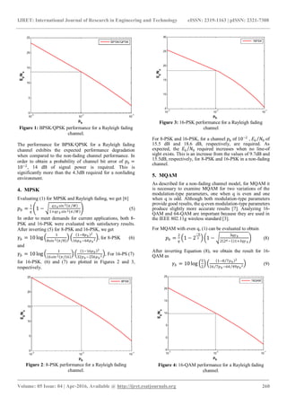 Analysis and simulation of rayleigh fading channel in digital ...