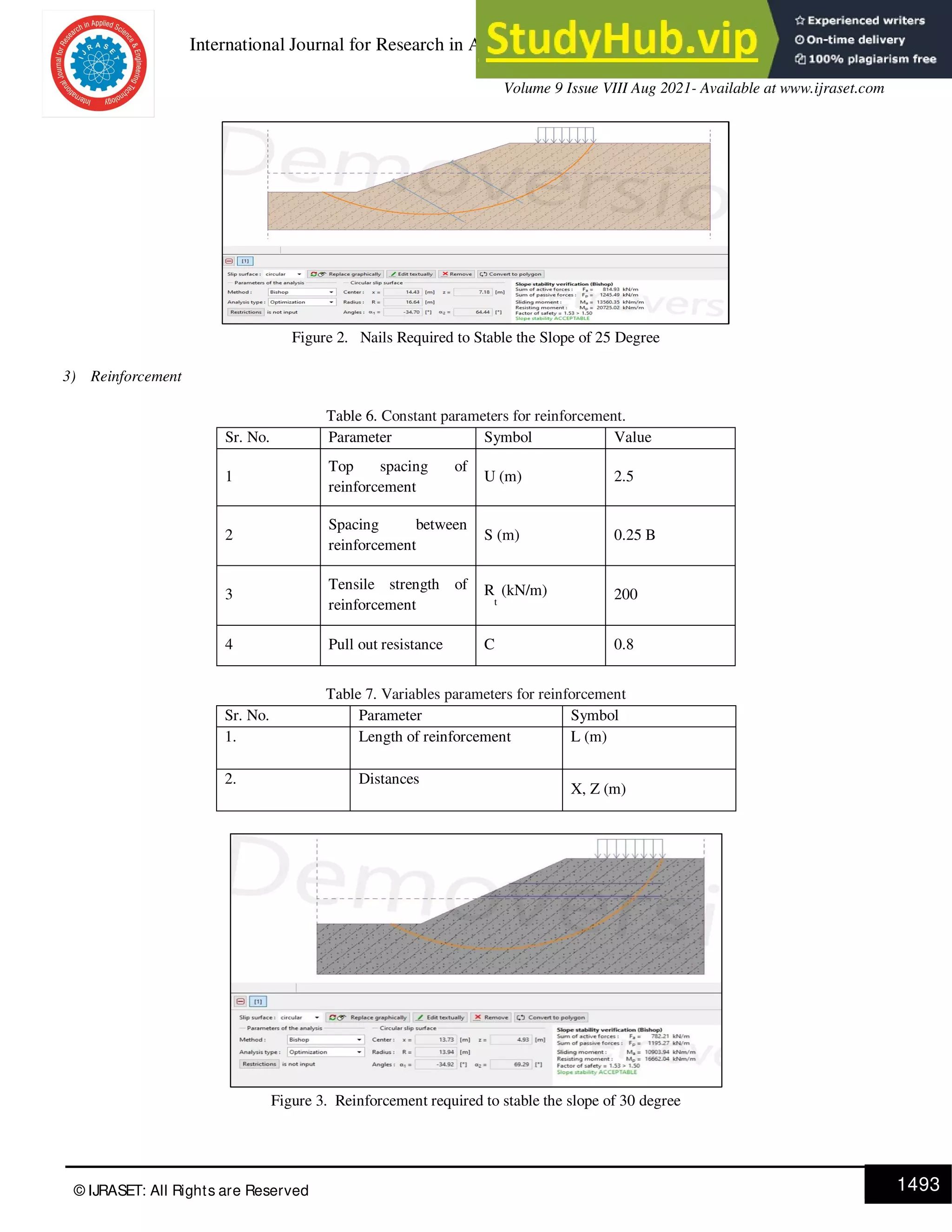 Analysis And Stabilization Of Slopes Using Geo5 Software | PDF