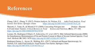 Analysis characterization and significance of chemical constituents ...