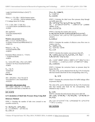 Analysis comparing performance of a conventional shell and tube heat ...