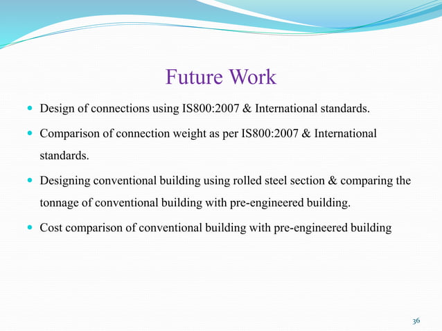 Analysis and design of pre engineered building using is 800:2007 and ...