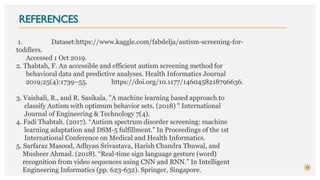 Analysis & Detection of autism spectrum disorder using ML (3)_RKS.pptx