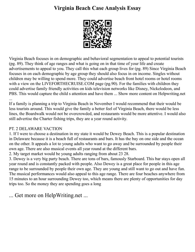 Analysis Essay Example Samp | PDF