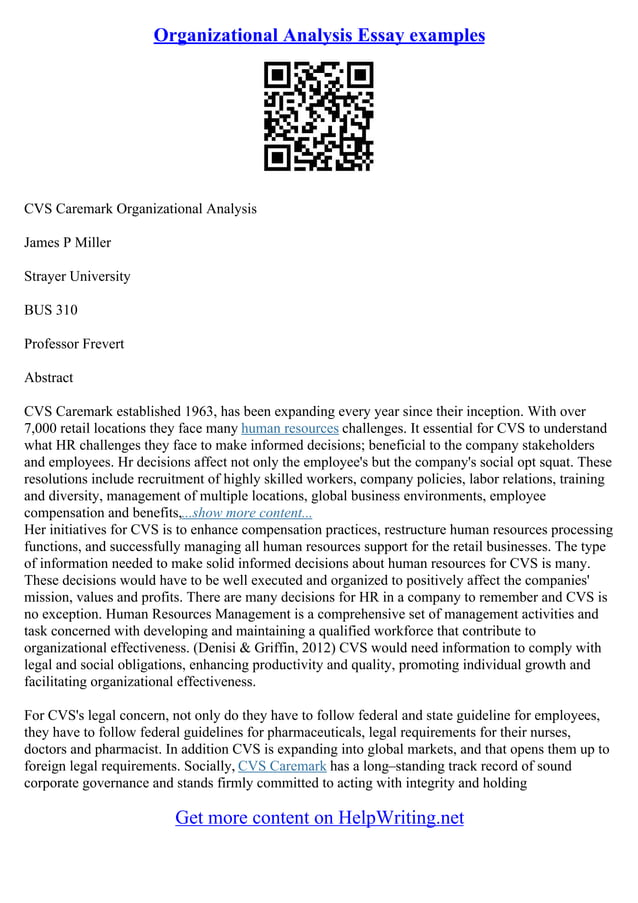 Analysis Essay Structure | PDF