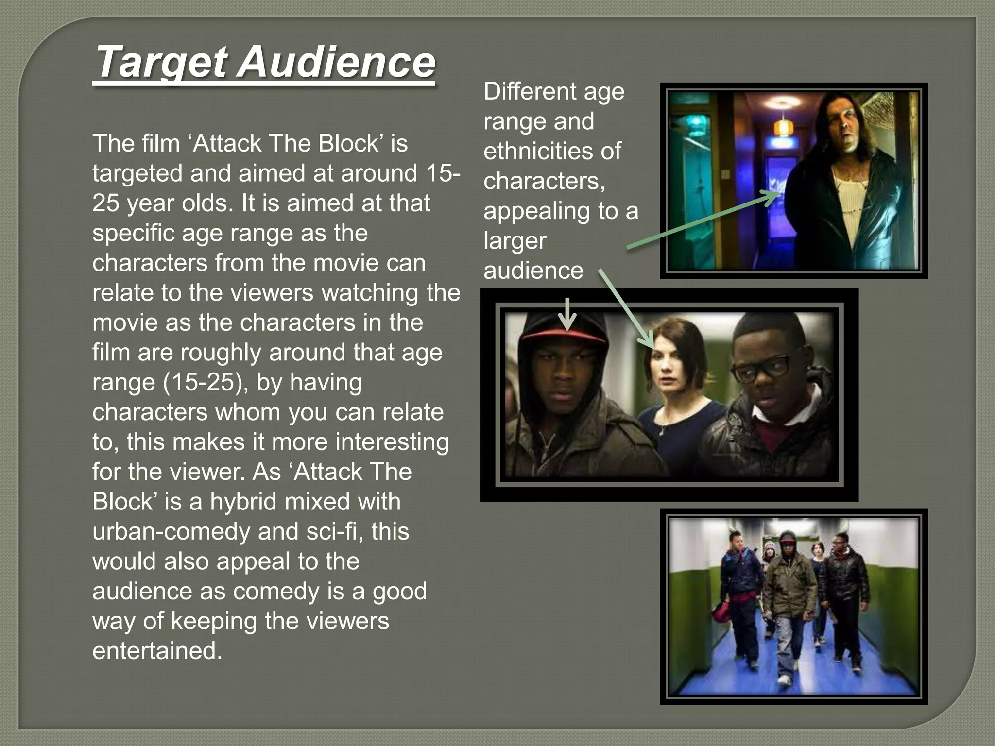 Analysis for ‘attack the block’ | PPTX