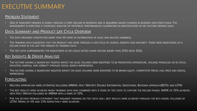 Sales Performance Deep Dive and Forecast: A ML Driven Analytics ...