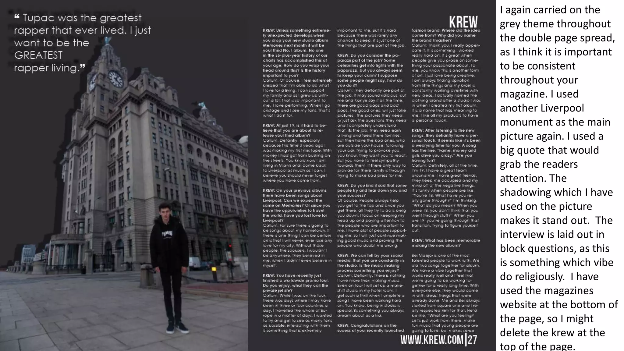 Draft Double Page Spread Analysis | PPTX