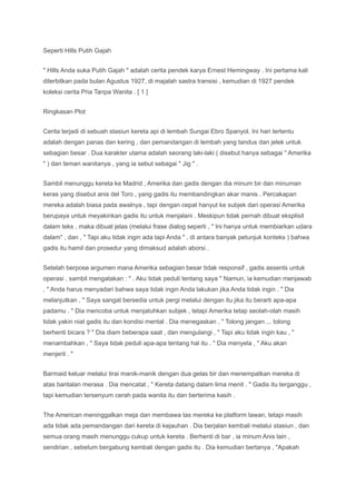 Analysis hills like white elephants | RTF