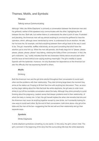 Analysis hills like white elephants | RTF