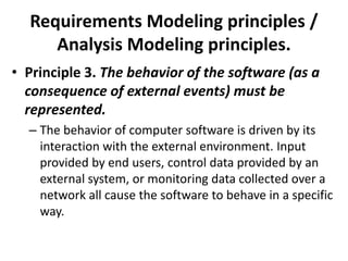 Analysis modeling & scenario based modeling