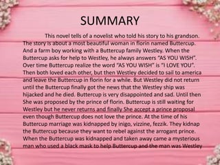 Analysis novel the princess bride | PPTX