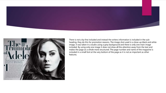 Analysis of 3 double page spreads | PPT