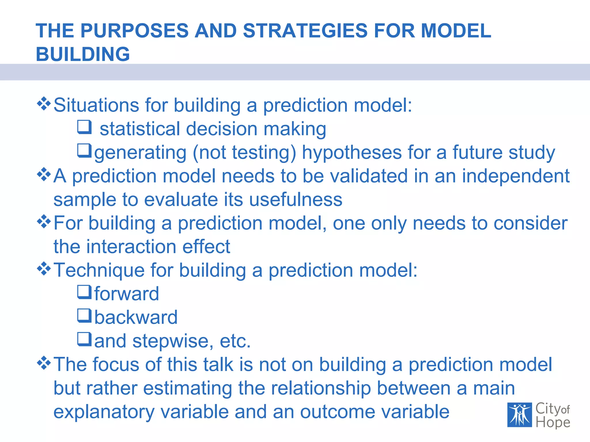 Analysis Of A Binary Outcome Variable Ppt