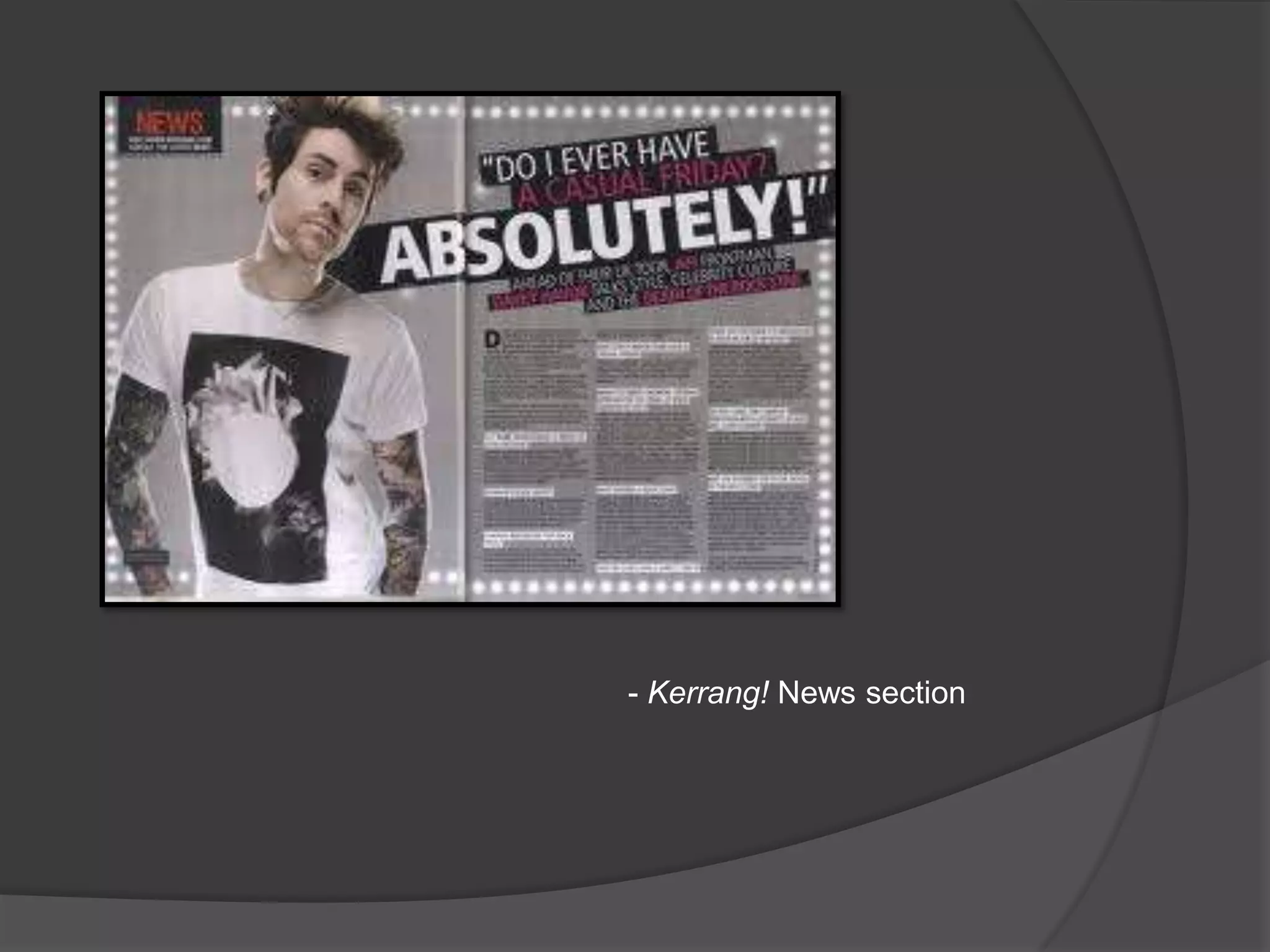 Analysis of a double page spread | PPTX