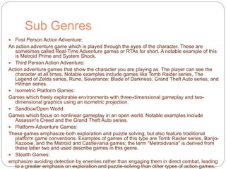 Analysis of a game genre 2 | PPT