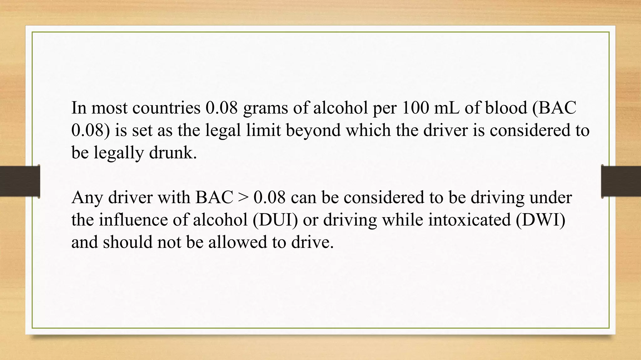 Analysis of alcohol | PPT