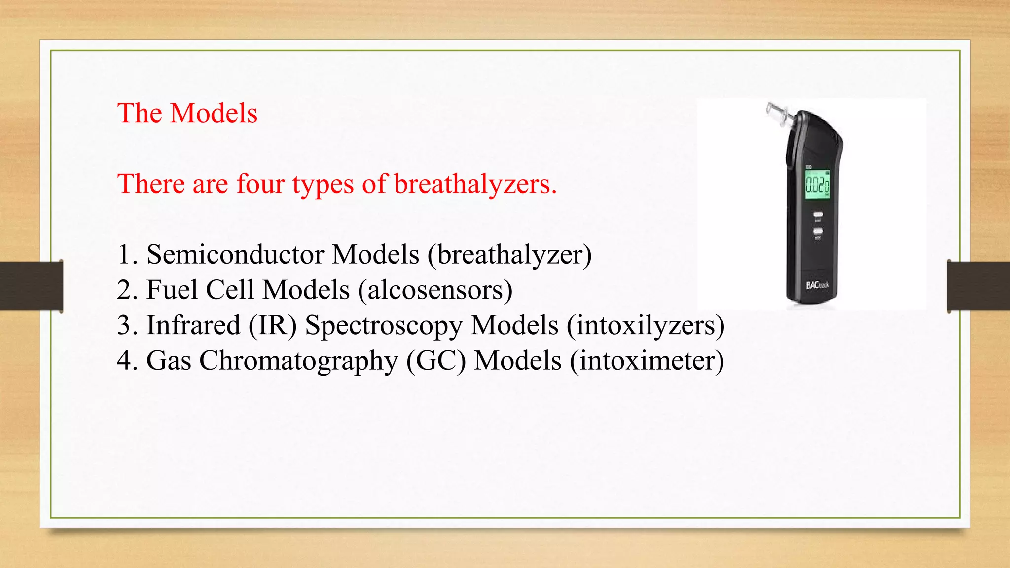 Analysis of alcohol | PPT
