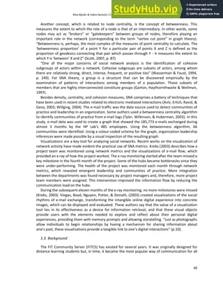 Analysis Of A Learning Community As A Social Network | PDF